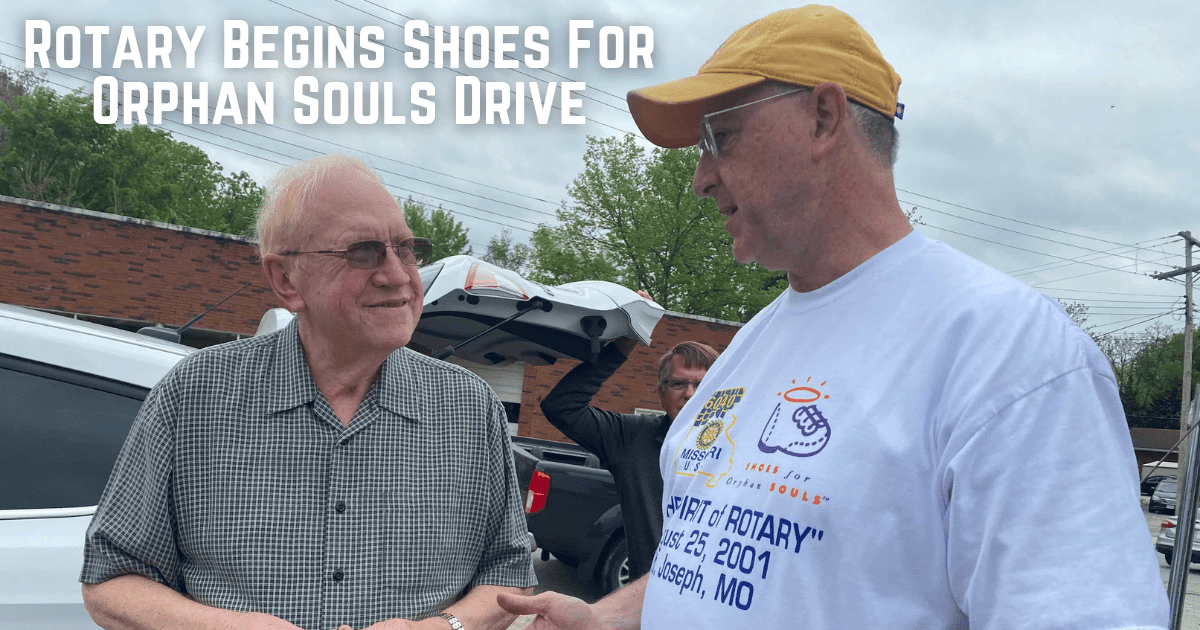 Shoes for Orphan Souls Drive Starts for Rotary Club