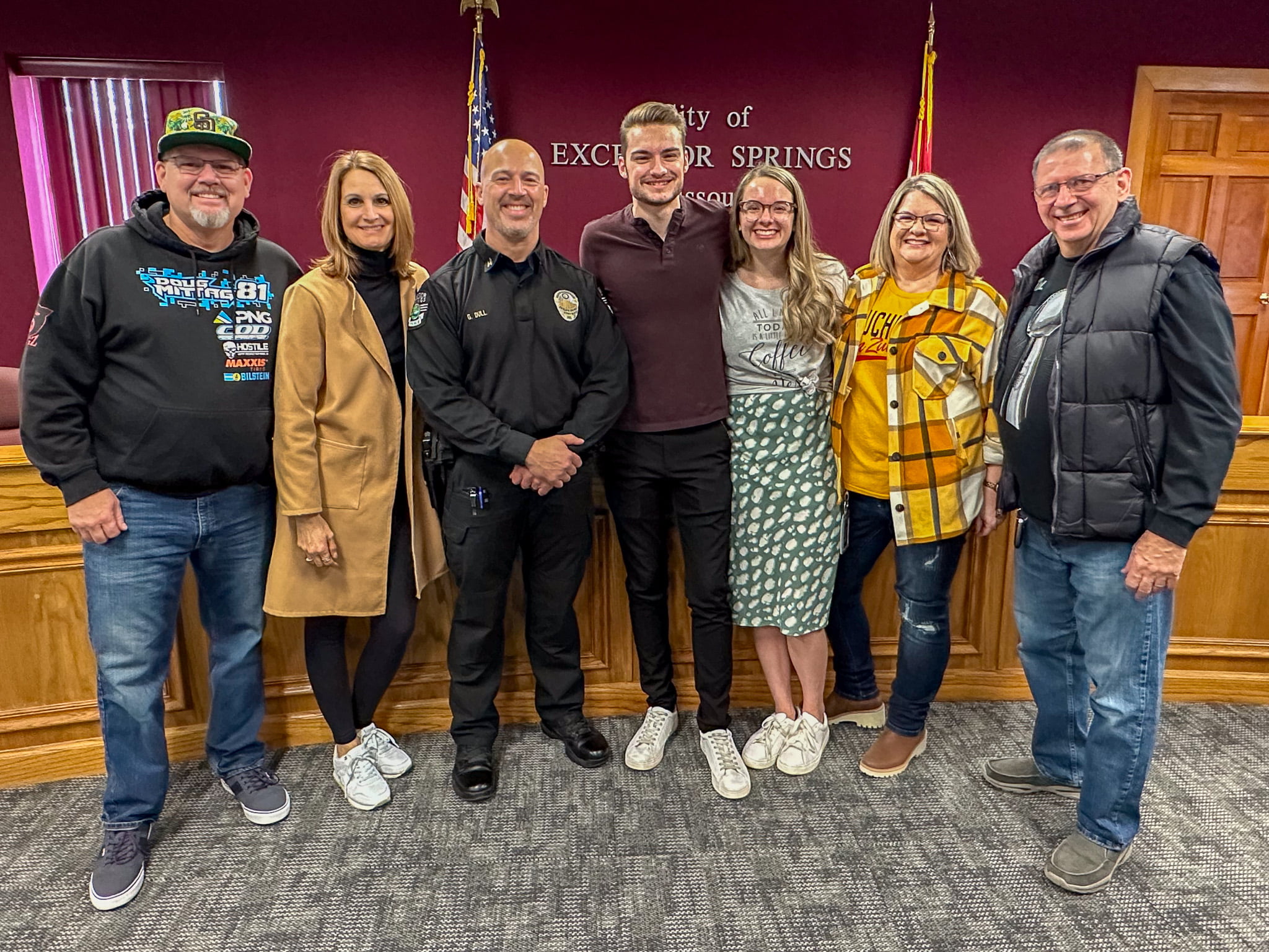Deven Bierle Sworn In as Newest Member of Excelsior Springs Police ...