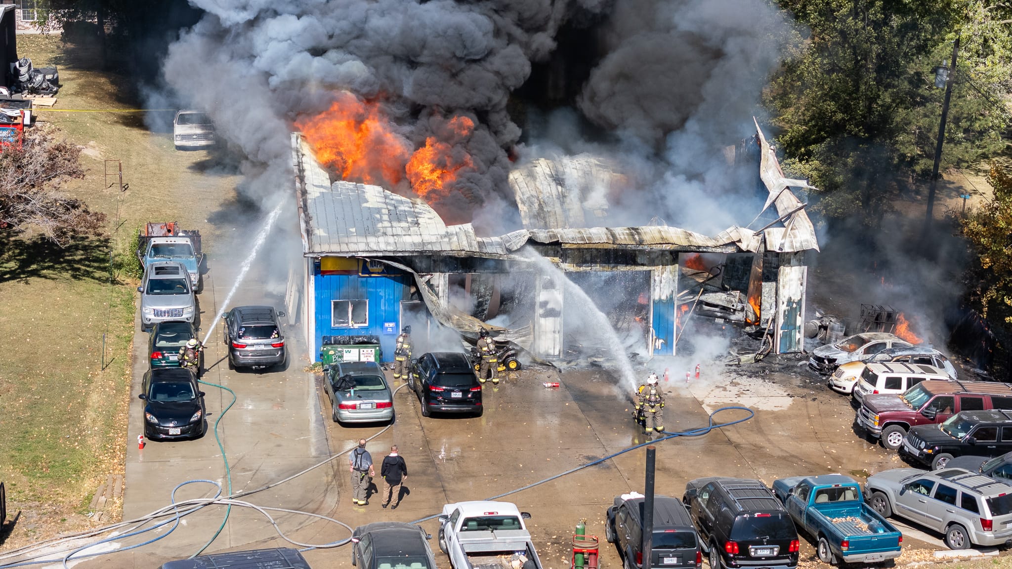 Fiery Explosion at Hart's Auto Repair in Excelsior Springs Leaves One ...